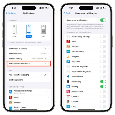 ios 26 beta 4 re enables ai notification summaries for news apps