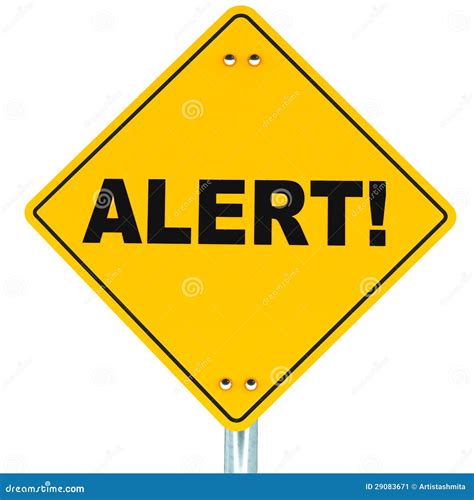 Alert Stock Illustration Illustration Of Yellow Alert