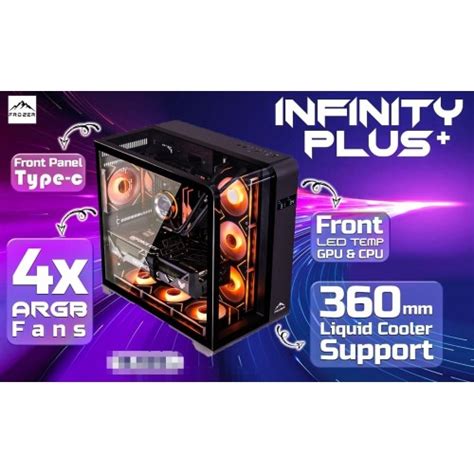 Buy Frozer Infinity Plus Atx Pc Case In Pak Techmatched