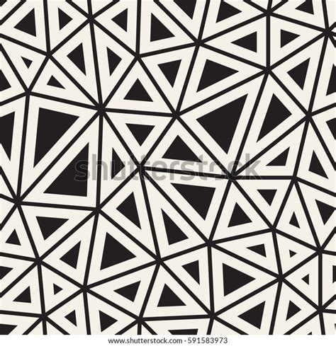 vector seamless pattern irregular abstract triangular stock vector