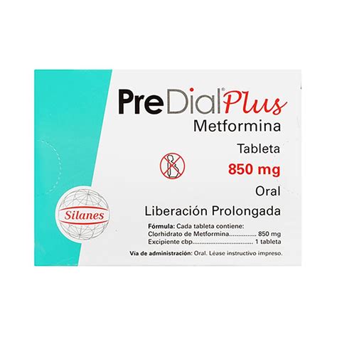 Predial Plus 850mg 60tabletas