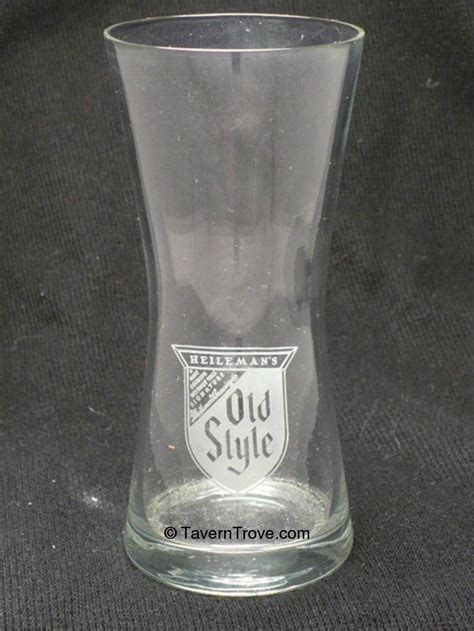 Item 61467 1950 Old Style Lager Beer Etched Glass