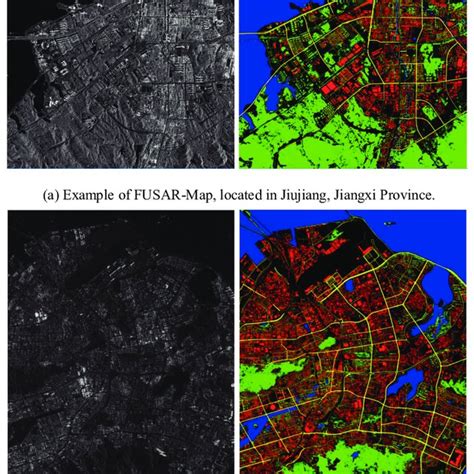 Examples Of The Single Pol Sar Images And Corresponding Label Images