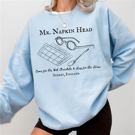 The Holiday Movie Merch Mr Napkin Head Nancy Meyers Rosehill Etsy