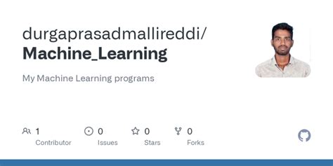 Durga Prasad Mallireddi On Linkedin Github Durgaprasadmallireddimachinelearning My Machine