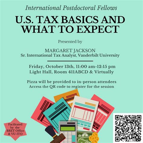 Tax Workshop For International Postdoctoral Fellows Bret Career
