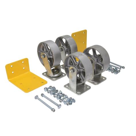 Vestil H Ck4 Sc6 2 Semi Steel Caster Kit Material Handling