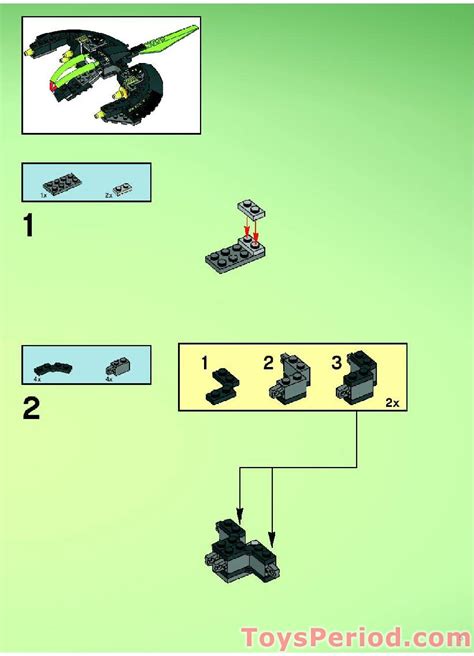 Lego 7690 Mb 01 Eagle Command Base Instructions And Parts List
