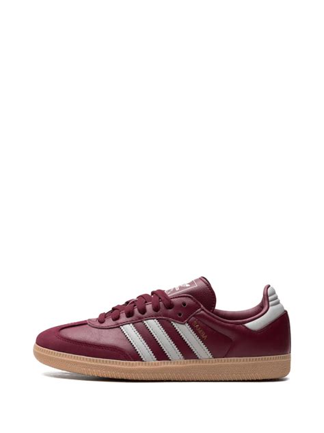 Adidas Samba OG Burgundy Sneakers Red FARFETCH