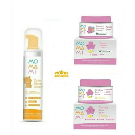 Jual Momami Dreamy Calming Cream 50gr Momami Chubby Bum Balm 50gr Momami Cutie Facial Cream