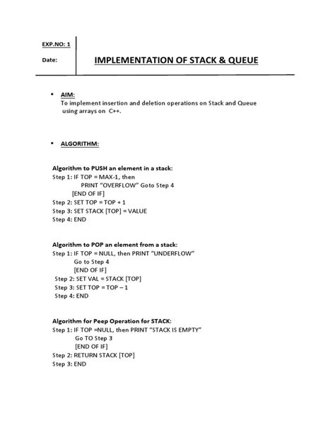 Ds Record Complete Pdf Queue Abstract Data Type Theoretical