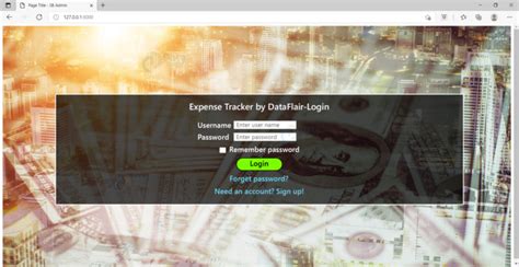 Python Expense Tracker Project With Source Code Dataflair