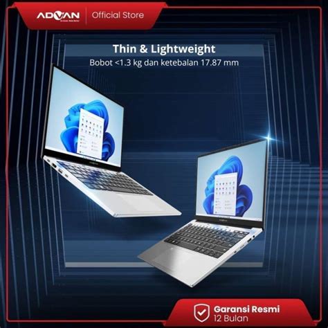 Promo Advan Workplus Notebook Ryzen 7 7735hs 16gb 512gb Ssd 14 Fhd Ips