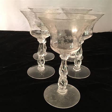 Lot 49 Etched Stemware