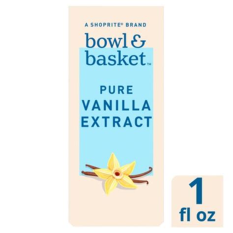 Bowl And Basket Pure Vanilla Extract 1 Fl Oz Shoprite