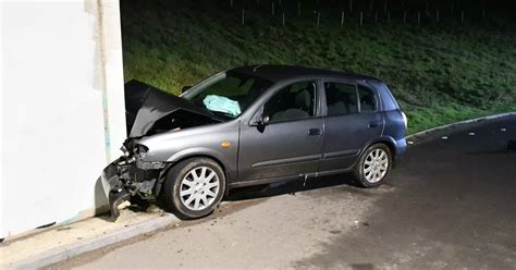 Drunk Driver Deliberately Crashes Car Into Bridge After Arguing With