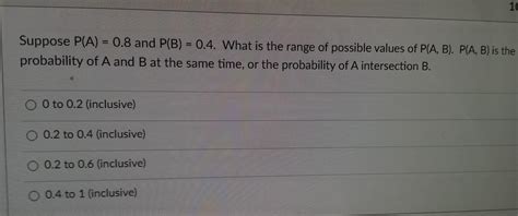Solved Suppose P A And P B What Is The Chegg Com