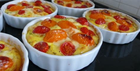 Clafoutis De Tomates Cerises Au Saint Paulin Chefnini