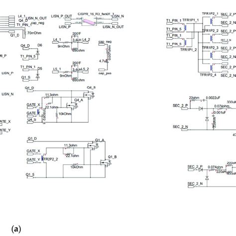 Electrical Schematic For Transient Simulation Hfss Approach A Lisn