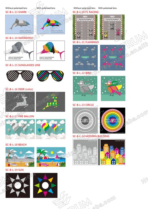 Polarized Sunglasses Tester New Rainbow Effect Polarized Mirror Display