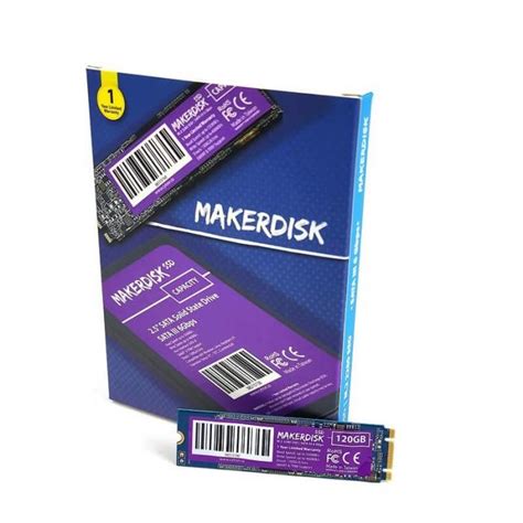 Buy Makerdisk SSD M 2 SATA 120GB For RPi 4 At The Right Price Electrokit