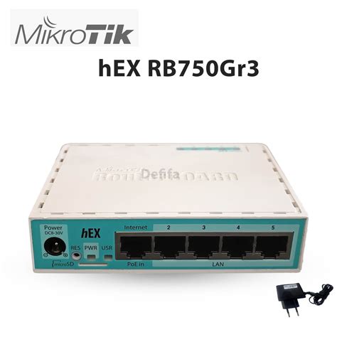 Jual Mikrotik RouterBOARD HEX RB Gr Gigabit Normal Jaya Shopee Indonesia