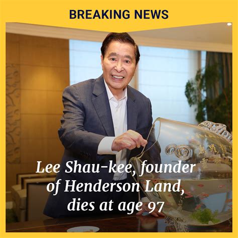 South China Morning Post Henderson Land Developments Founder Lee