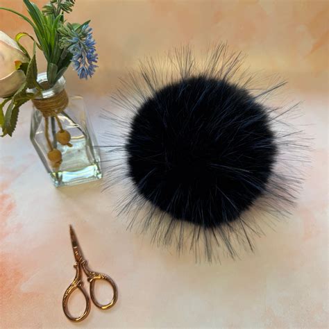 Juniper Faux Fur Pom Pom Detachable Option Handmade New The Crafty Bird
