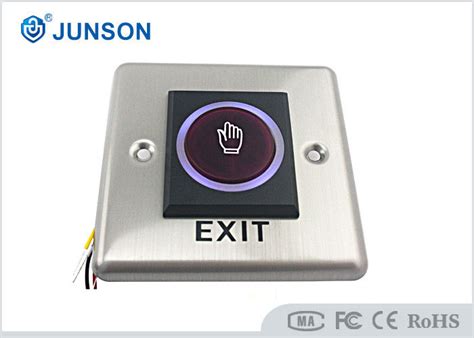 Stainless Steel Door Exit Push Button For Access Control System