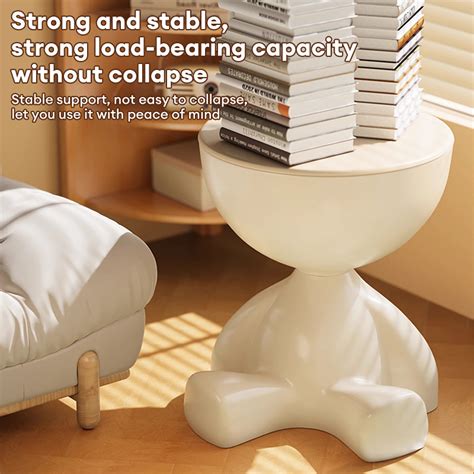 Pm Creative Bedside Table Home Sofa Side Table Movable Shelf Bedroom