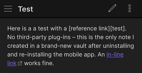 reference style links don t get rendered in ios bug graveyard
