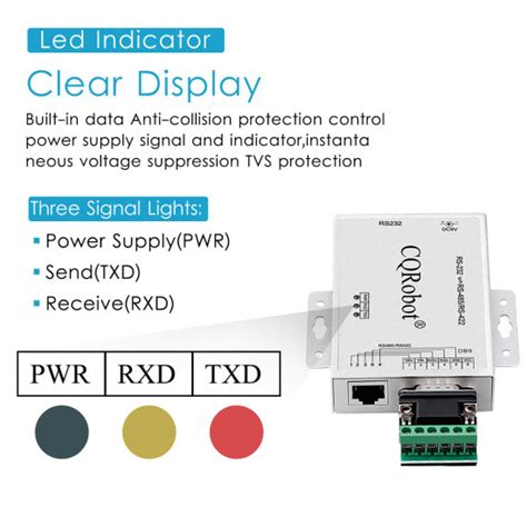 Active RS232 To RS422 RS485 Serial Converter Bidirectional Converter Adapter