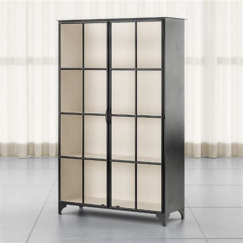 Ventana Black Glass Bar Cabinet Reviews Crate And Barrel