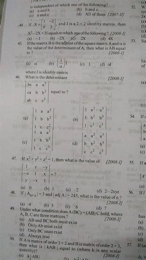 If A Is Matrix Of Order 3×2 And B Is Mat Then What Is 3×2 And B Is Matrix