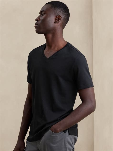 Luxury Touch V Neck T Shirt Banana Republic