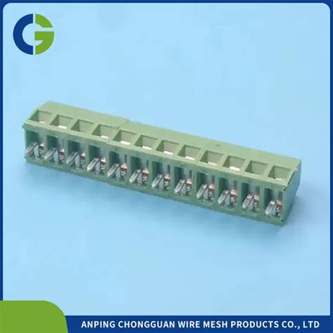 Mm Pitch Pin Female Pluggable Terminal Block With Fixed Screws Terminal Block Terminal
