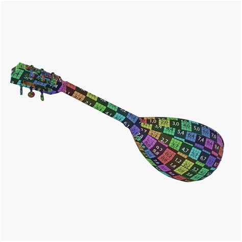 Lute String Instrument 3d Model Download Musical Instruments On
