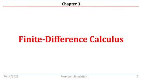 Chapter 3 Finite Difference Calculus Temporarily Pdf