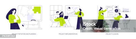 Project Lifecycle Abstract Concept Vector Illustrations Stock