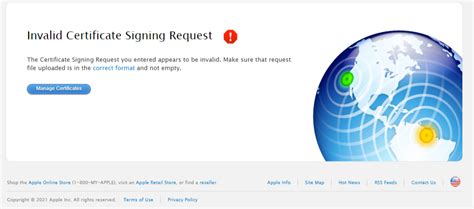 invalid certificate signing reque… apple developer forums