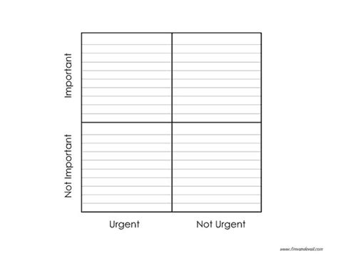Time Management Grid Template
