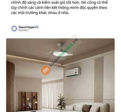 Đèn quạt trần Xiaomi Mijia inch