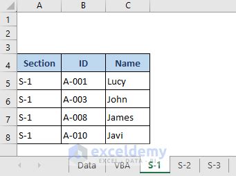 Split Data Into Multiple Worksheets In Excel With Quick Steps