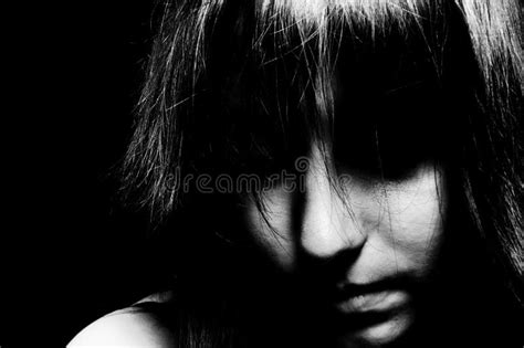 A Sad Girl Looking Down Stock Image Image Of Person 19559891