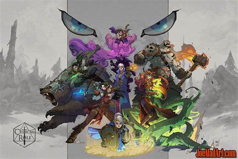 Geek And Sundry Critical Role Limited Edition Poster