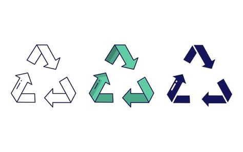 Icono De Vector De Reciclaje Vector Premium