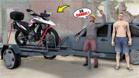 GTA SA VIDA REAL UM MORADOR DE RUA GANHOU A MINHA XRE 300 NO