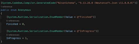 SwaggerToCSharpClientCommand Generates Anonymous Name Of Enum Type Issue RicoSuter