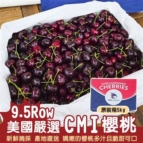 【天天果園】美國華盛頓cmi櫻桃95r原箱5kg 櫻桃石榴 Yahoo奇摩購物中心