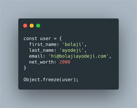Dirk Kiesewetter On Linkedin The Differences Between Objectfreeze